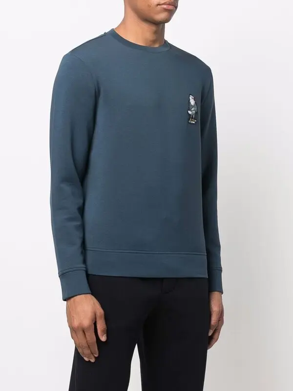 Emporio Armani Manga Capsule Logo-patch Sweatshirt