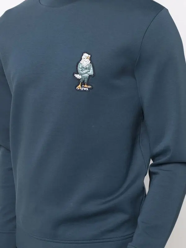 Emporio Armani Manga Capsule Logo-patch Sweatshirt