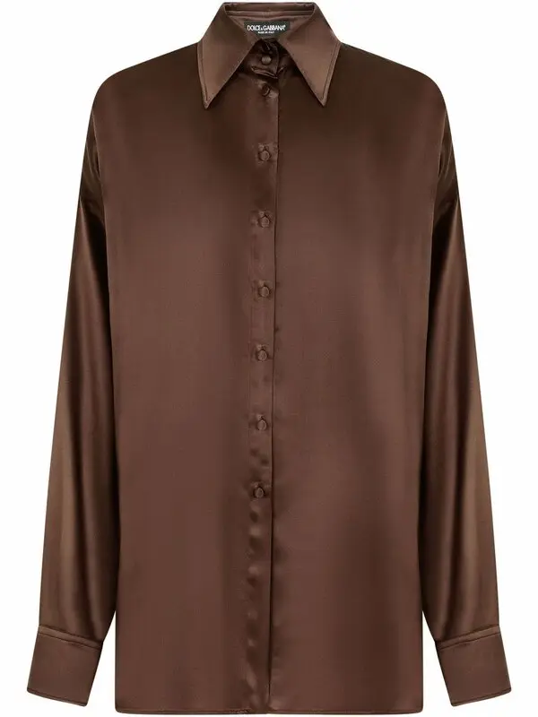 Dolce & Gabbana Button-up Silk Shirt