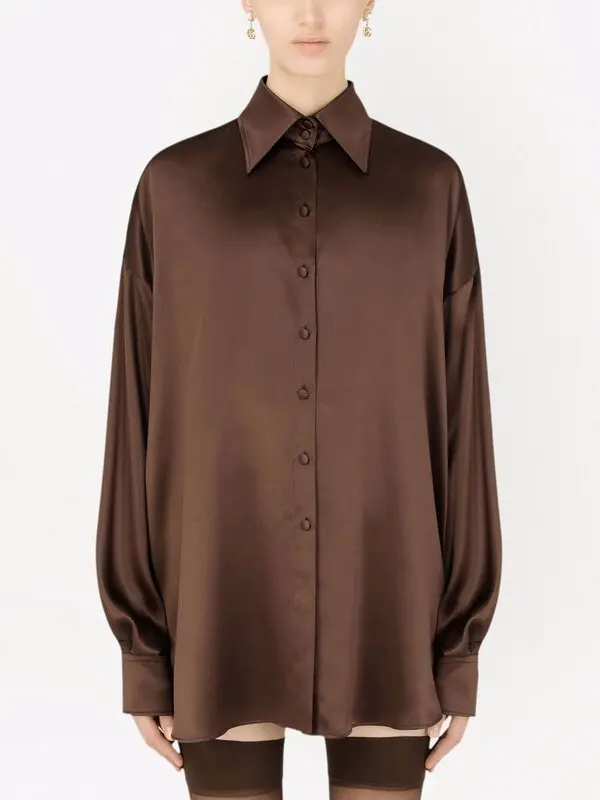 Dolce & Gabbana Button-up Silk Shirt