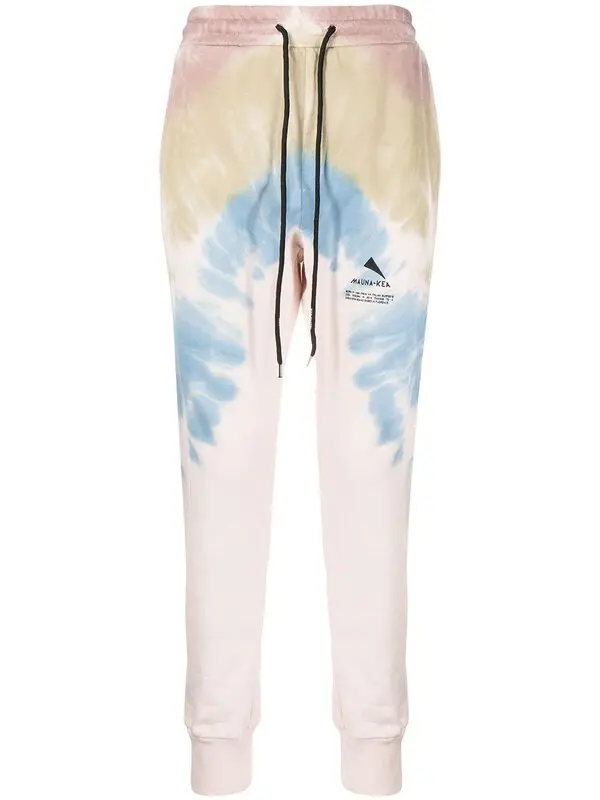 MAUNA KEA Tie-dye Print Track Pants - Brown