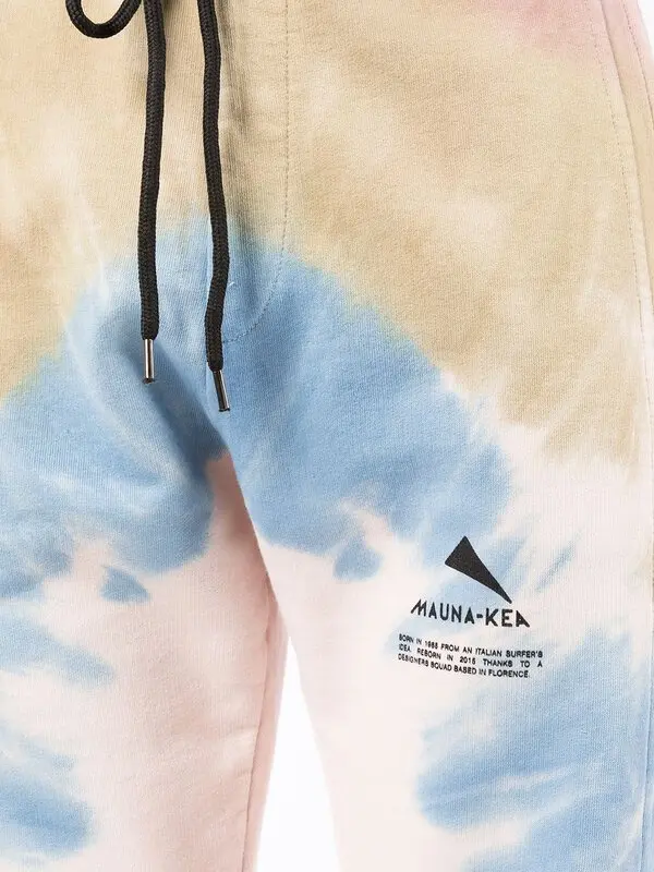 MAUNA KEA Tie-dye Print Track Pants - Brown