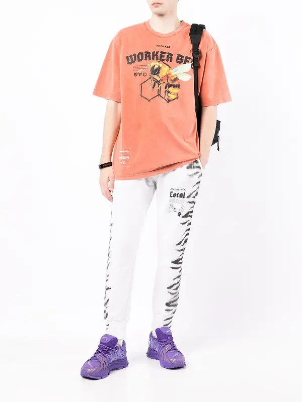 MAUNA KEA Tiger-print Track Pants