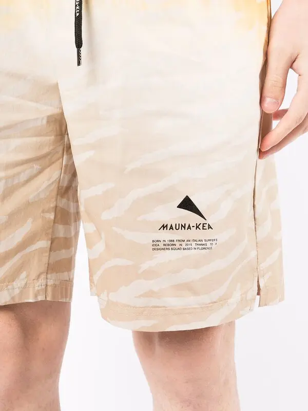 MAUNA KEA Gradient-effect Shorts
