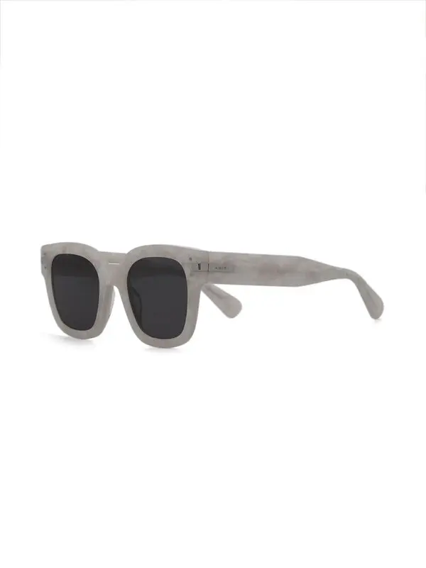 Amiri Square Logo Sunglasses - White
