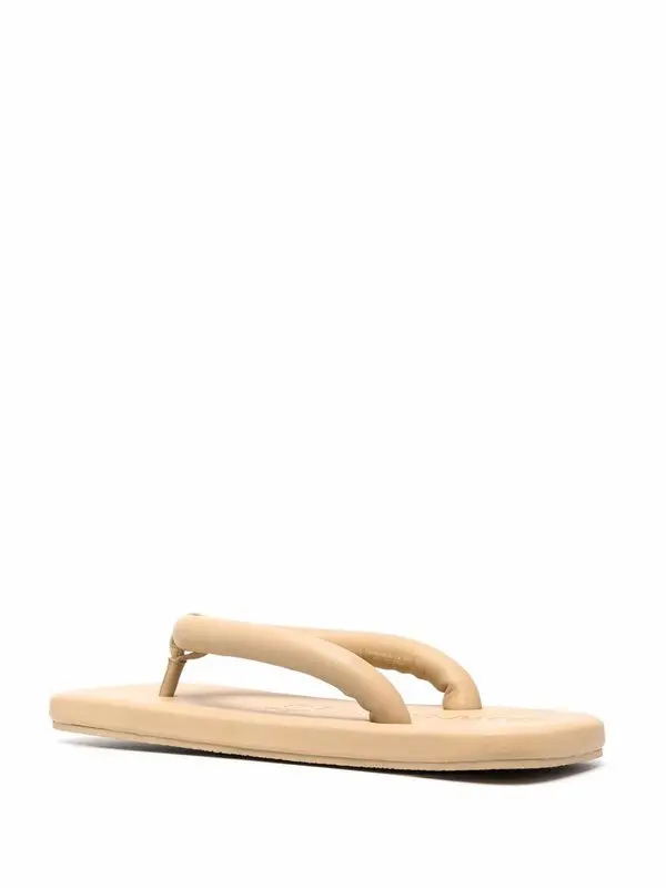 Camper Hastalavista Leather Flip-flops - Neutrals