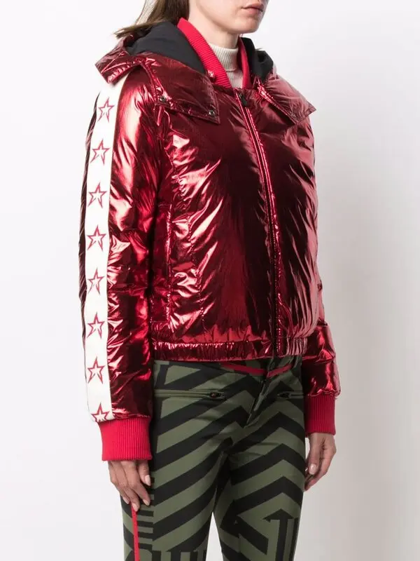 Perfect Moment Metallic Puffer Coat