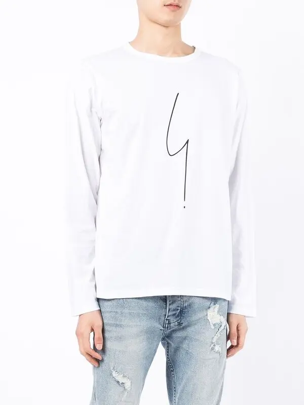 AGNES B. Coulos Long-sleeved T-shirt - White