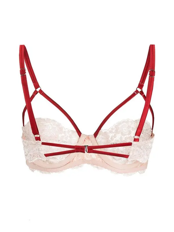 FLEUR DU MAL Foxy Lace Half-cup Bra