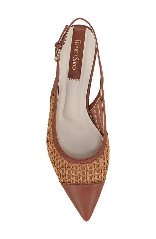 Franco Sarto Racer Slingback Pumps - Wicker