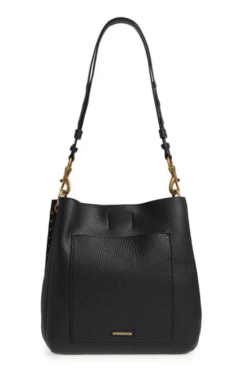 Rebecca Minkoff Darren Deerskin Shoulder Bag - Black