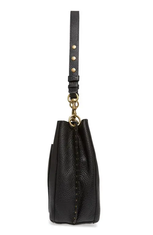 Rebecca Minkoff Darren Deerskin Shoulder Bag - Black