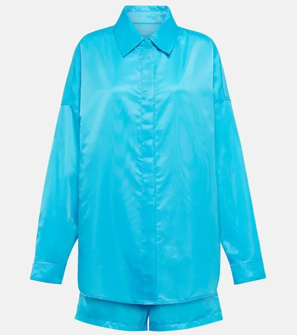 THE FRANKIE SHOP Perla Jacket And Shorts Set - Blue