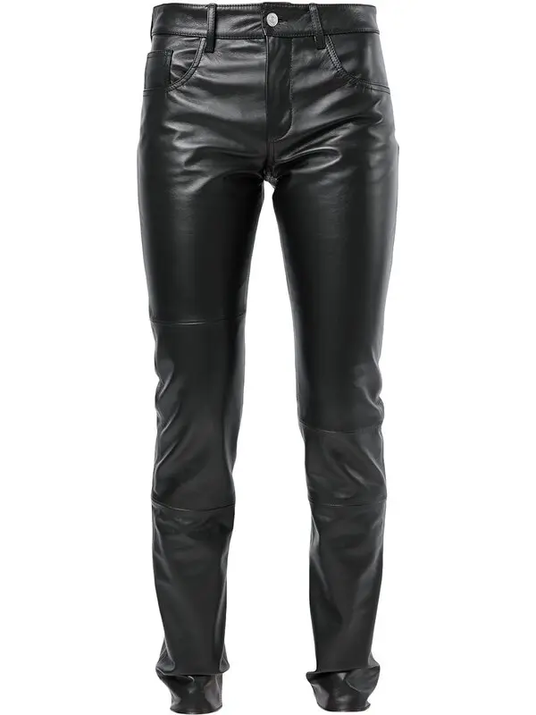 MAISON MARGIELA Straight-leg Leather Trousers