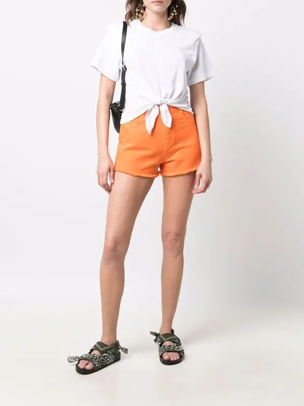 Kenzo Raw-edge Denim Shorts