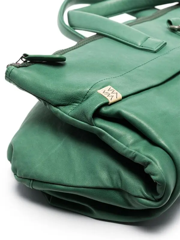 Visvim Mavcat Leather Tote Bag - Green | Editorialist