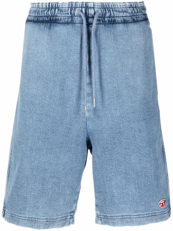 DIESEL® Logo-patch Denim Shorts