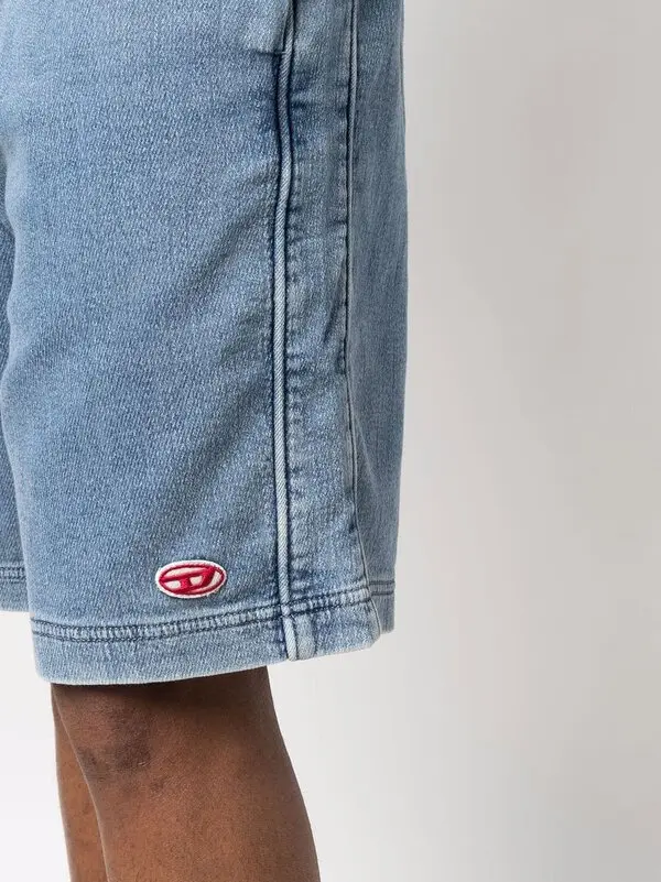 DIESEL® Logo-patch Denim Shorts