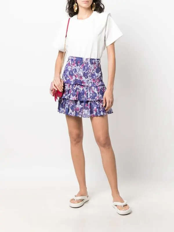 Isabel Marant Étoile Zelitos Pleat-detail T-shirt - White