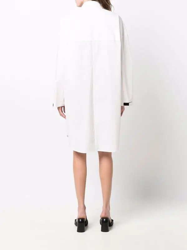 AMBUSH Oversized Mini Shirt Dress With Waist-tie