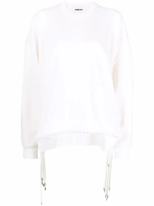 AMBUSH Multi-cord Crewneck Sweatshirt - Neutrals