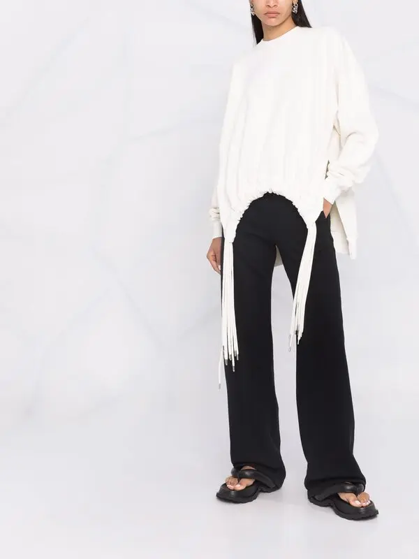 AMBUSH Multi-cord Crewneck Sweatshirt - Neutrals