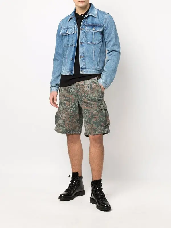 DIESEL® Camouflage-print Cargo Shorts