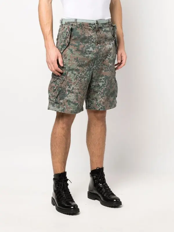 DIESEL® Camouflage-print Cargo Shorts