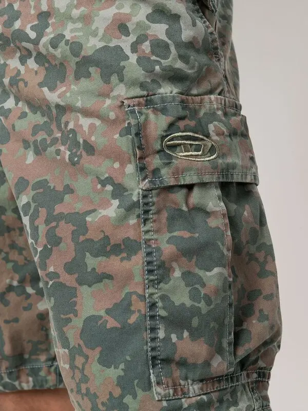 DIESEL® Camouflage-print Cargo Shorts