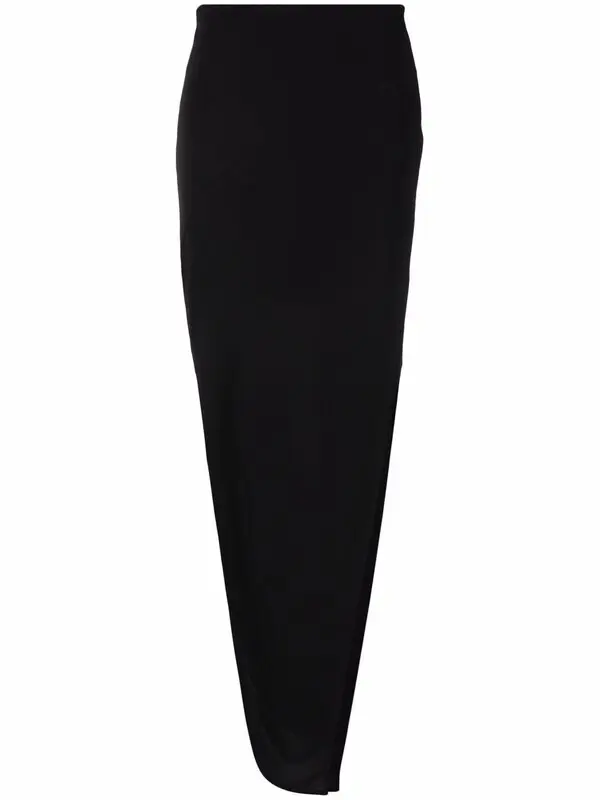 Helmut Lang Asyetric Draped Skirt
