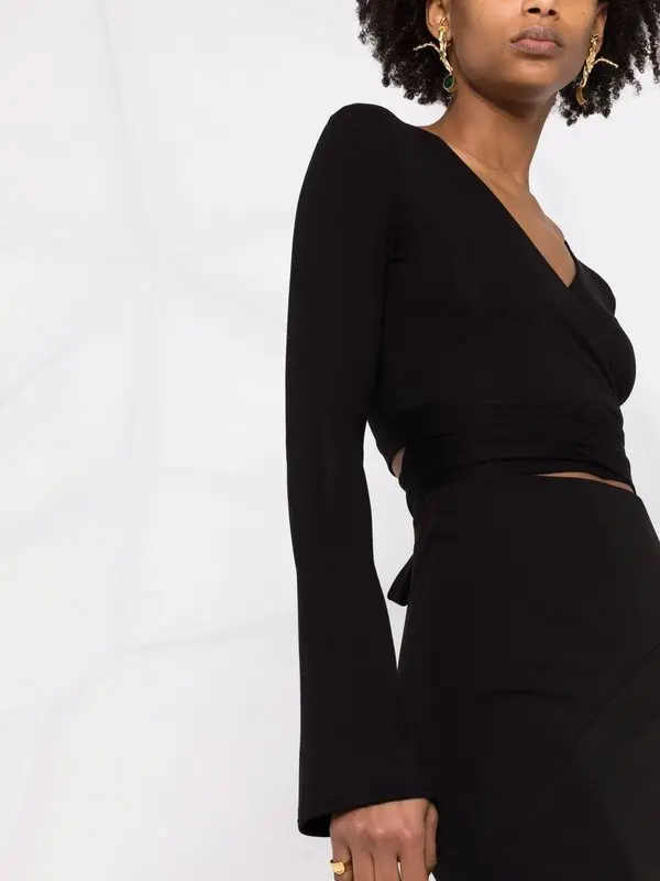 Helmut Lang Asyetric Draped Skirt
