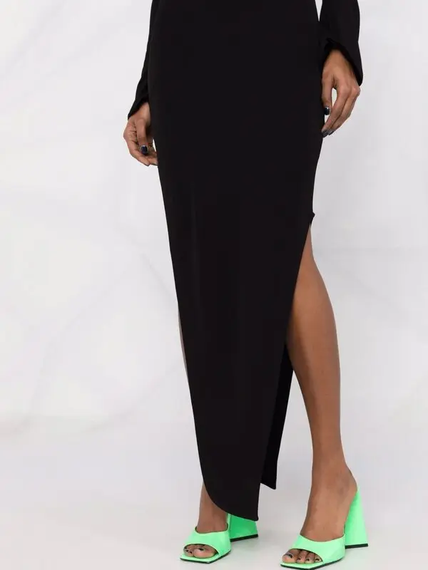 Helmut Lang Asyetric Draped Skirt