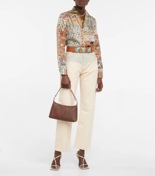 Etro Printed Silk Shirt