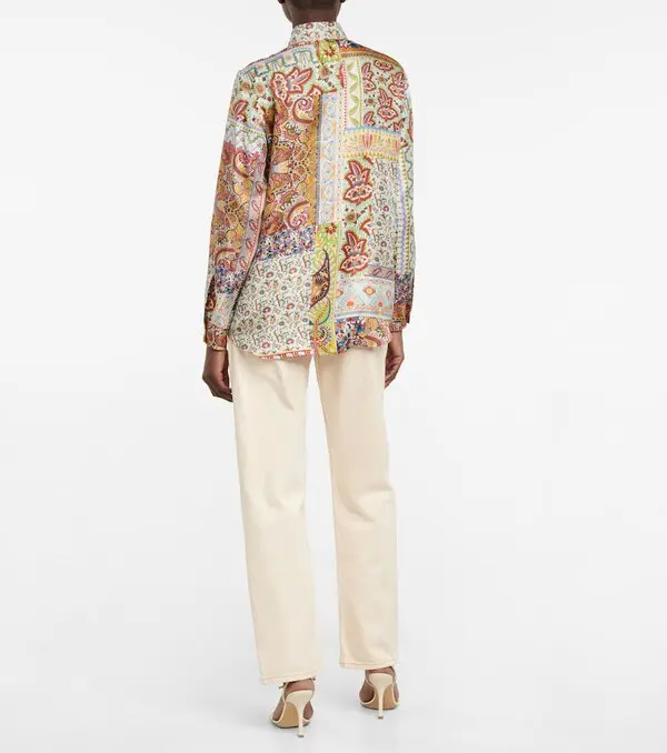 Etro Printed Silk Shirt