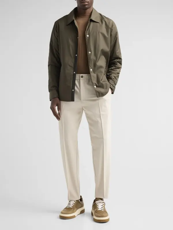 Theory Curtis Elastic-waist Trouser Pants - Black