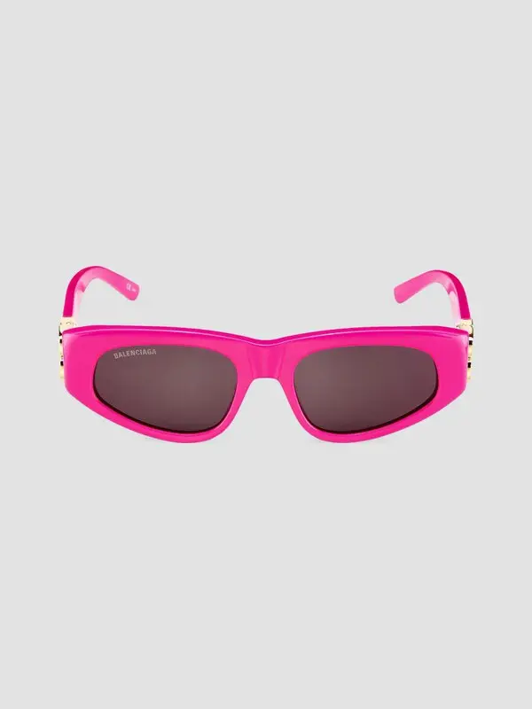 Balenciaga 53mm Narrow Sunglasses - Pink