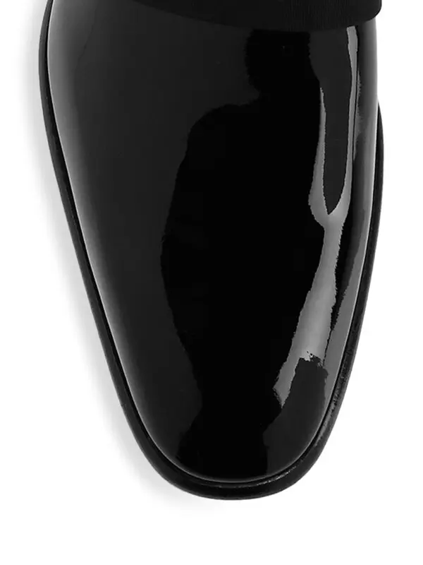 Santoni Isomer Patent Leather Loafers