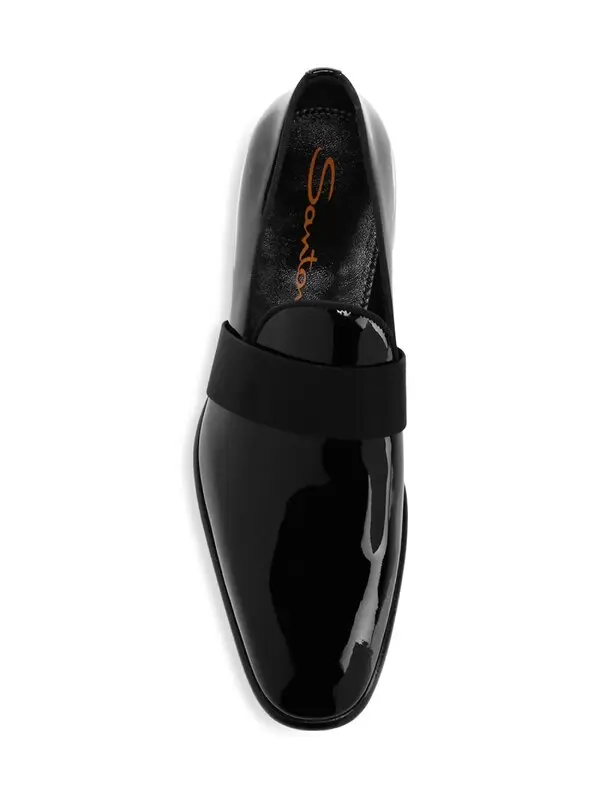 Santoni Isomer Patent Leather Loafers