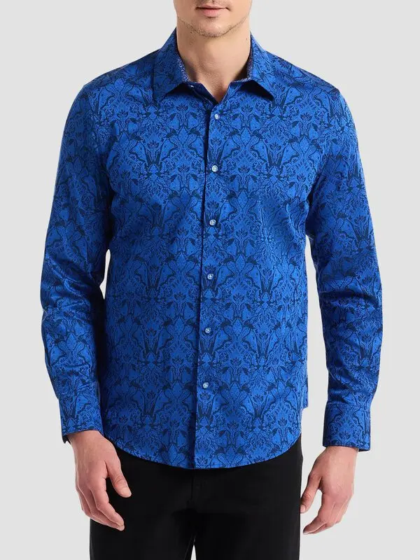 Robert Graham Highland Woven Shirt - Navy