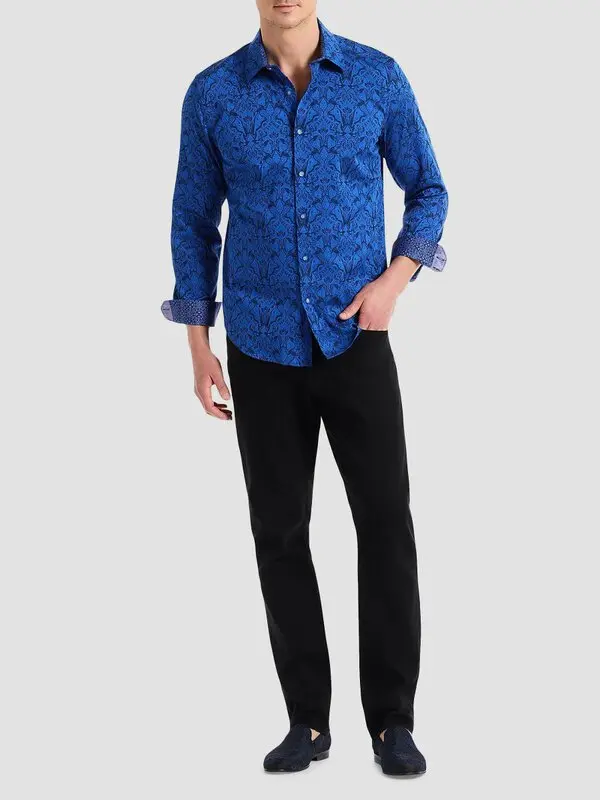 Robert Graham Highland Woven Shirt - Navy