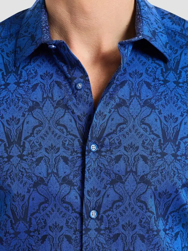 Robert Graham Highland Woven Shirt - Navy