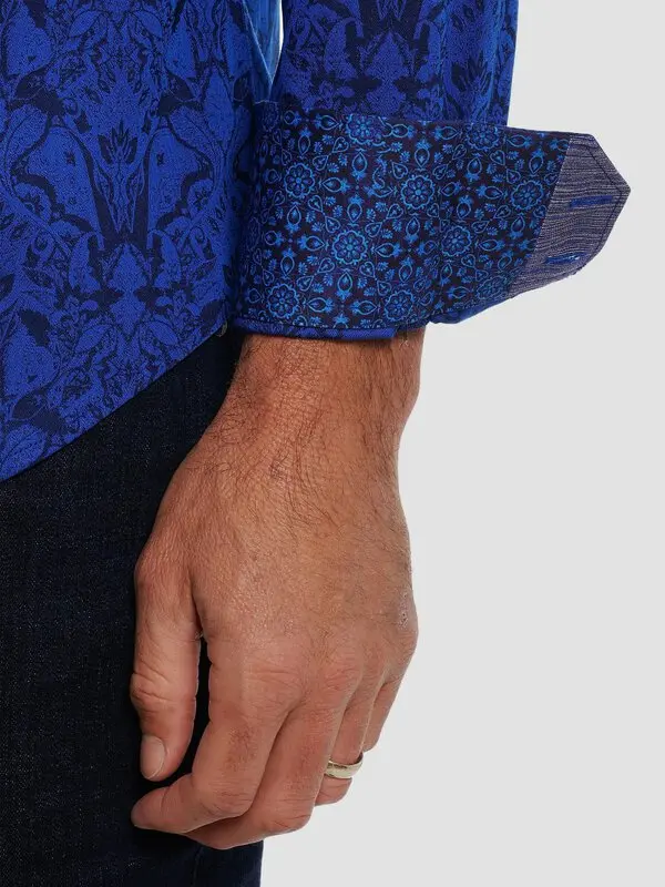 Robert Graham Highland Woven Shirt - Navy