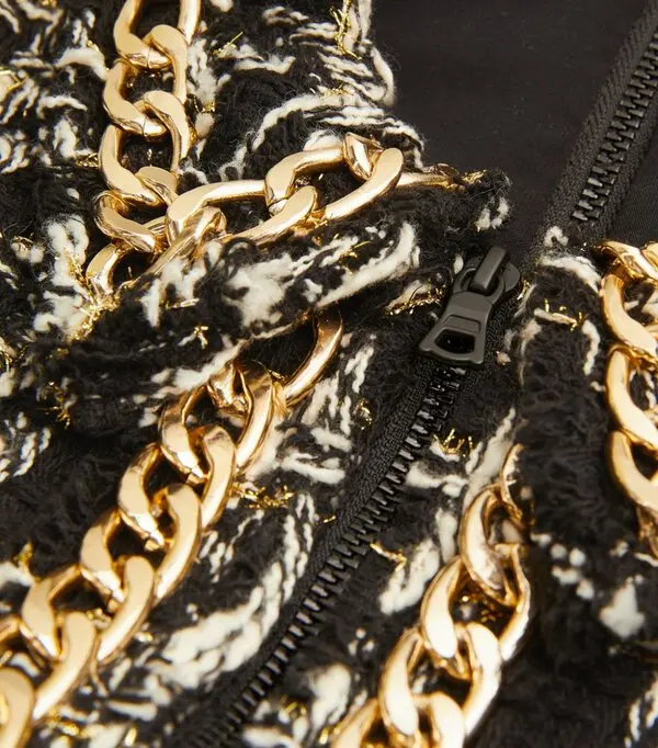Alice + Olivia Tweed Ellis Mini Dress