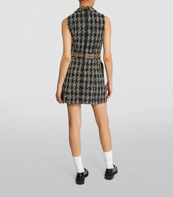Alice + Olivia Tweed Ellis Mini Dress