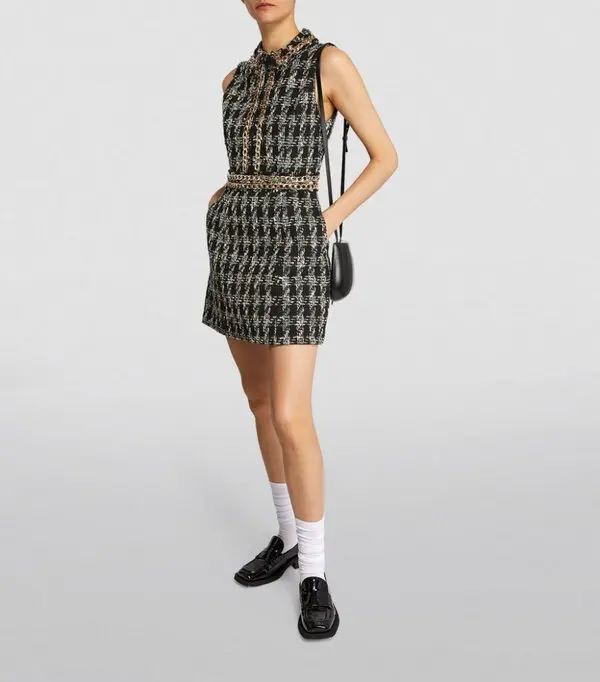 Alice + Olivia Tweed Ellis Mini Dress