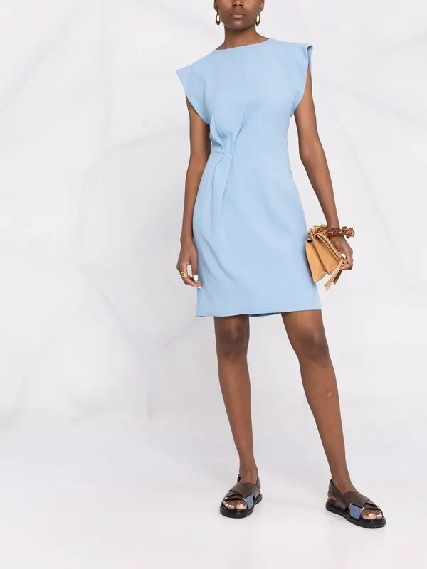 Alberta Ferretti Gathered Detailing Minidress
