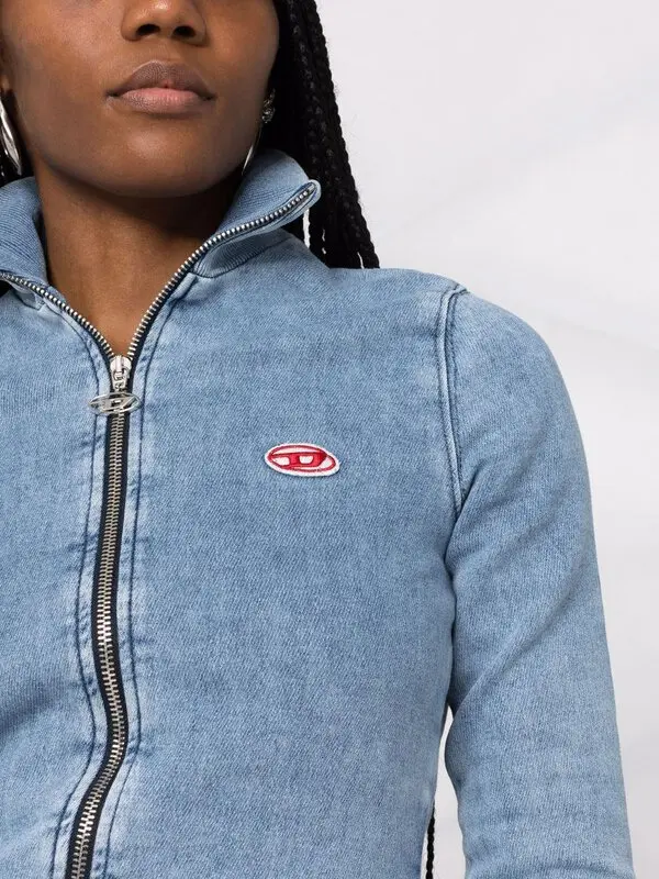 DIESEL® Logo-patch Cropped Jacket