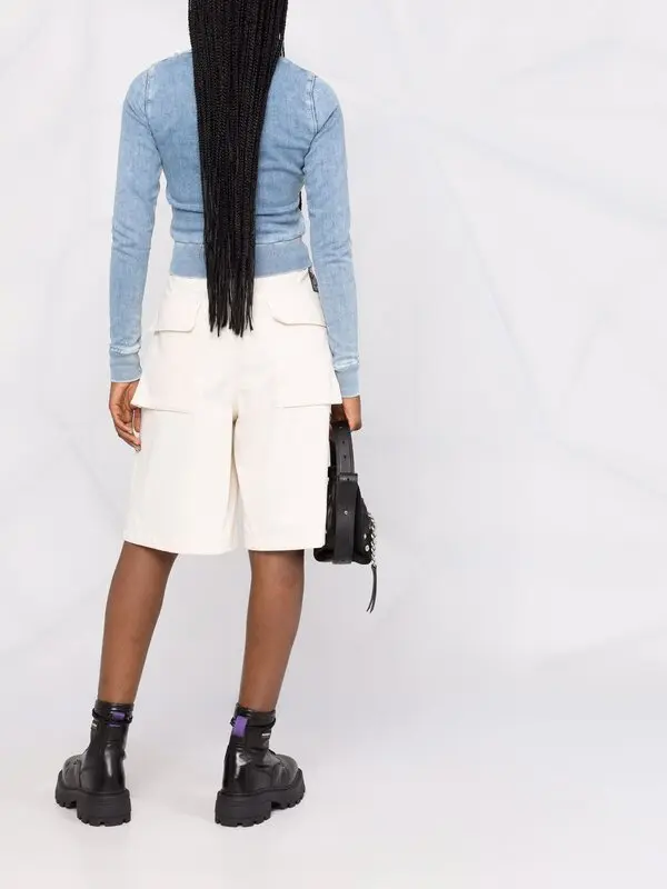 DIESEL® Logo-patch Cropped Jacket