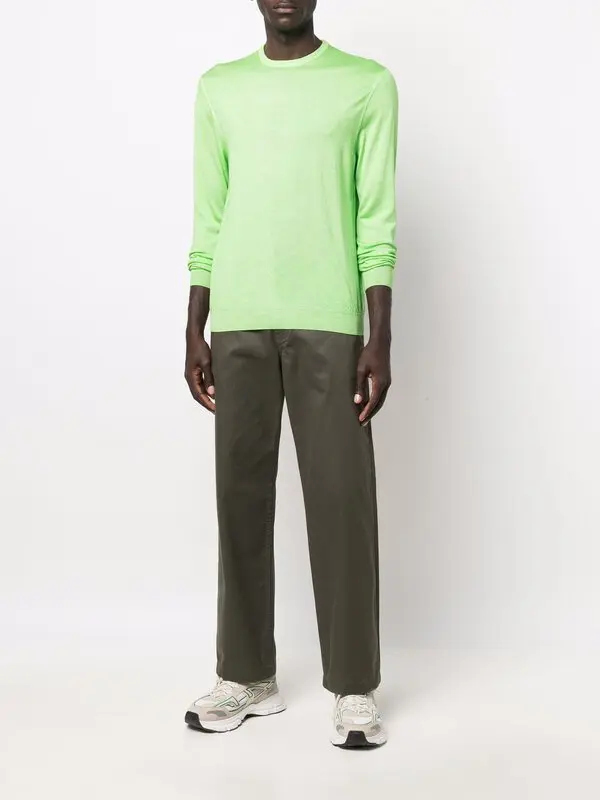Malo Crew-neck Rib-trimmed Jumper