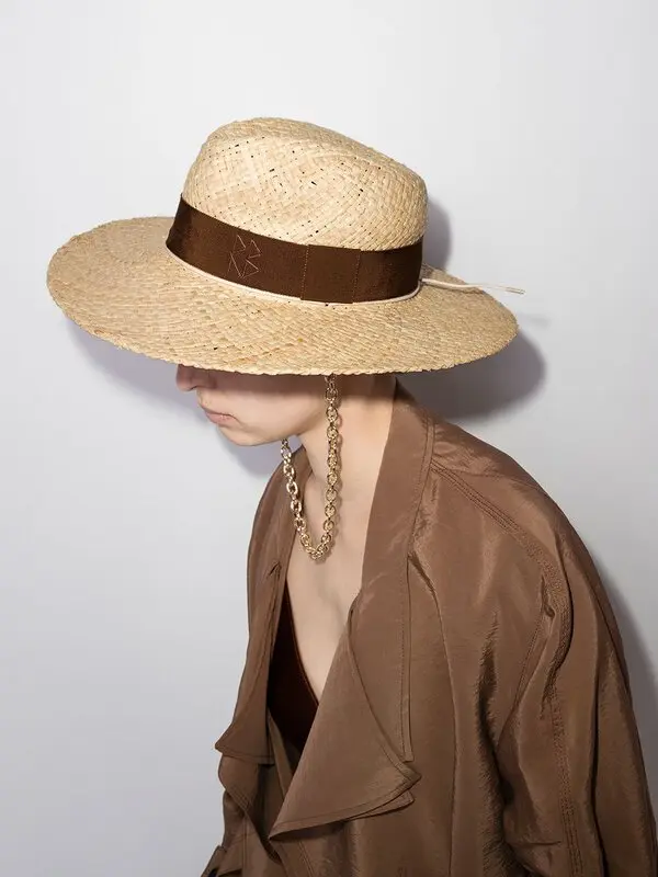 Ruslan Baginskiy Chain-embellished Fedora